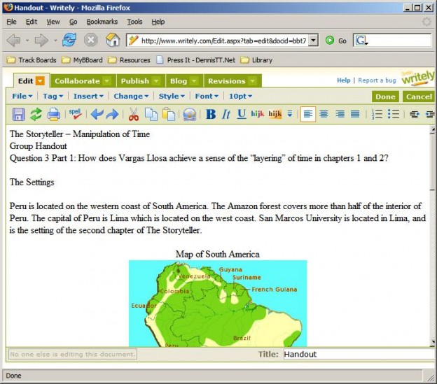 Writely - The Web Word Processor - Dennis Tsang